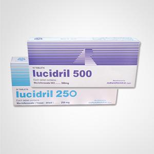 لوسيدريل 500 lucidril : لعلاج الاضطرابات الدماغية ومحسن للذاكرة