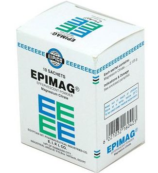 ابيماج فوار للاملاح للمسالك وملين (epimag sachets)