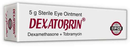 ديكساتوبرين dexatobrin : مضاد حيوي ومضاد التهابات للعين