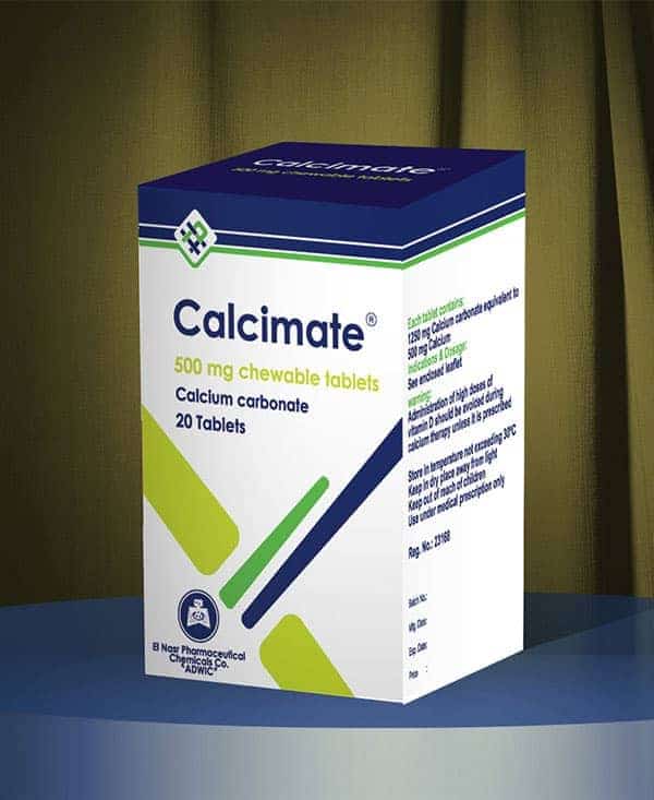 كالسيمات calcimate : لعلاج نقص الكالسيوم وهشاشة العظام