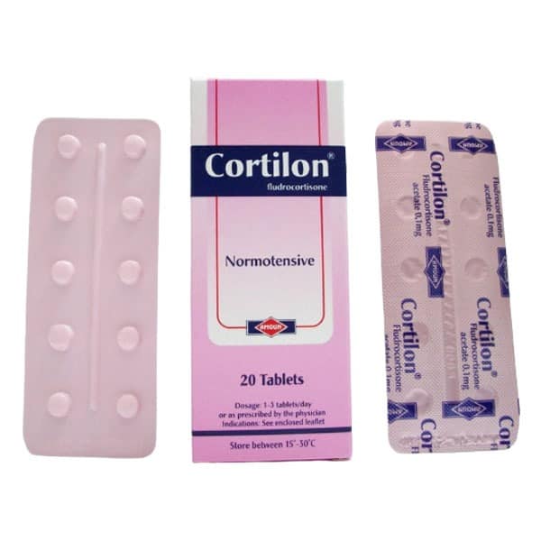 كورتيلون Cortilon : أقراص لعلاج الضغط المنخفض وداء أديسون